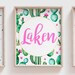 Watercolor Cactus Llama Nursery Art Prints: Boho Baby Girl Decor - Etsy