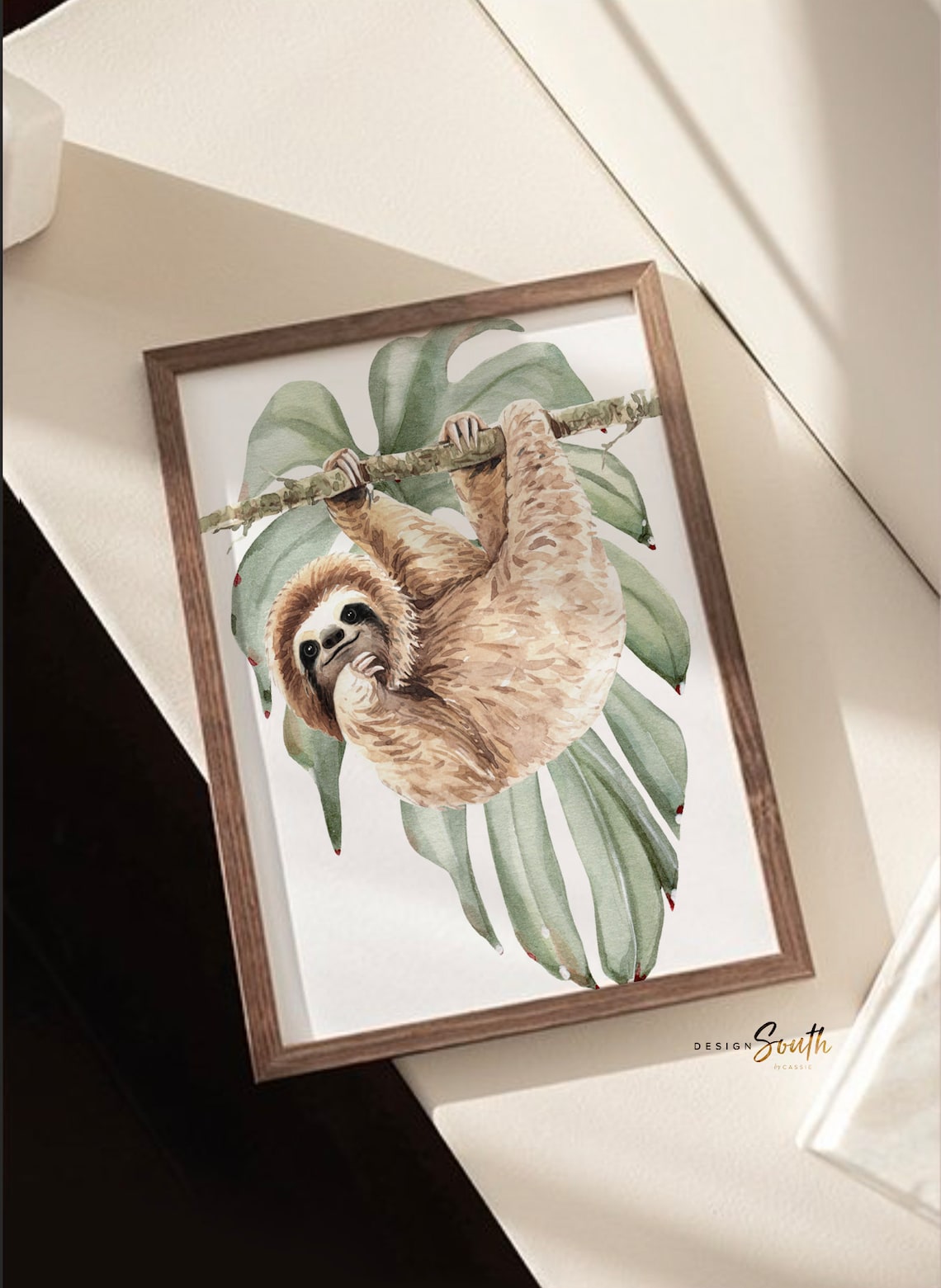 Boy or Girl Sloth Wall Art Set Sloth Themed Baby Nursery - Etsy