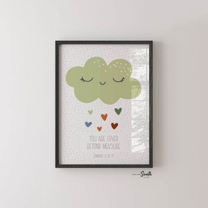 Christian Nursery Wall Decor, Bible Verse Wall Art, Nursery Bible Wall ...