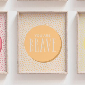 Kids Positive Affirmation Wall Art Poster Printables Pastel - Etsy