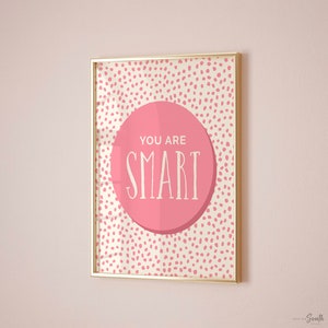 Kids Positive Affirmation Wall Art Poster Printables, Pastel Rainbow ...