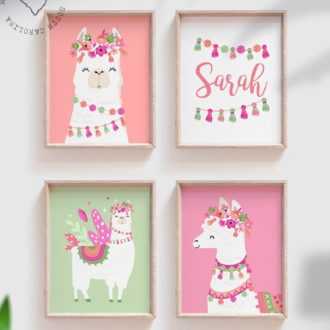Llama Nursery Decor Llama Nursery Art Llama Theme Llama - Etsy