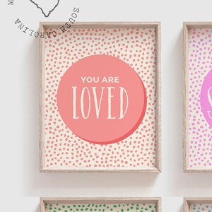 Kids Positive Affirmation Wall Art Poster Printables, Pastel Rainbow ...