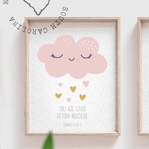 Christian Nursery Wall Decor Bible Verse Wall Art Nursery - Etsy