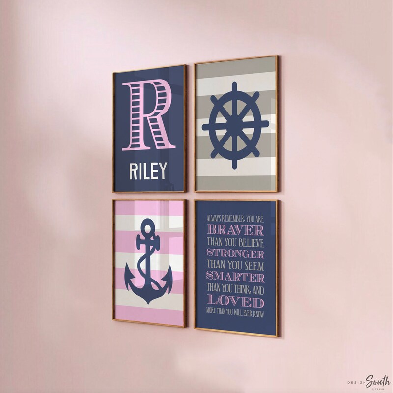 Pink Nautical - Etsy