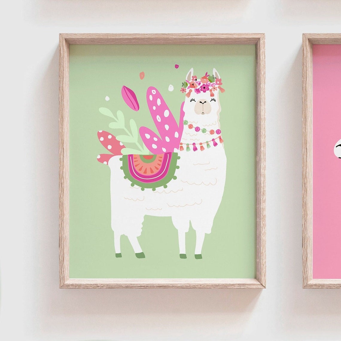 Llama Nursery Decor Llama Nursery Art Llama Theme Llama - Etsy