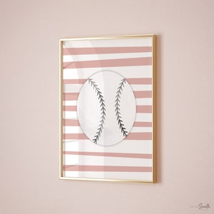 Pink Sports Art, Little Girl Room Sports Themed, Girly Sports Art ...