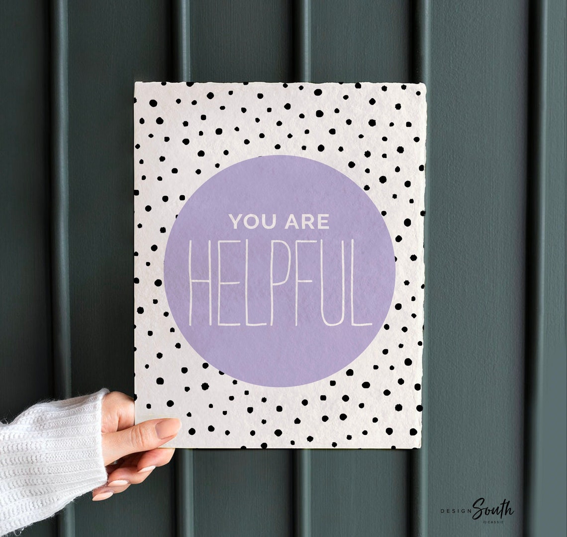 Positive Affirmation Art Children Wall Art Kids Colorful - Etsy