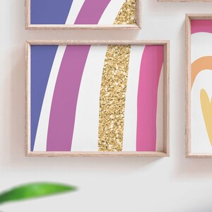 Girl Rainbow Art, Little Girl's Name Signs Rainbow Themed Room, Rainbow ...