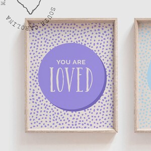 Kids Positive Affirmation Wall Art Poster Printables Pastel - Etsy