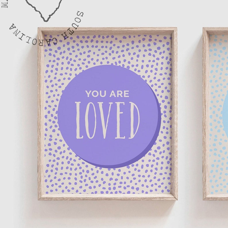 Kids Positive Affirmation Wall Art Poster Printables Pastel - Etsy