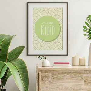 Kids Positive Affirmation Wall Art Poster Printables, Pastel Rainbow ...