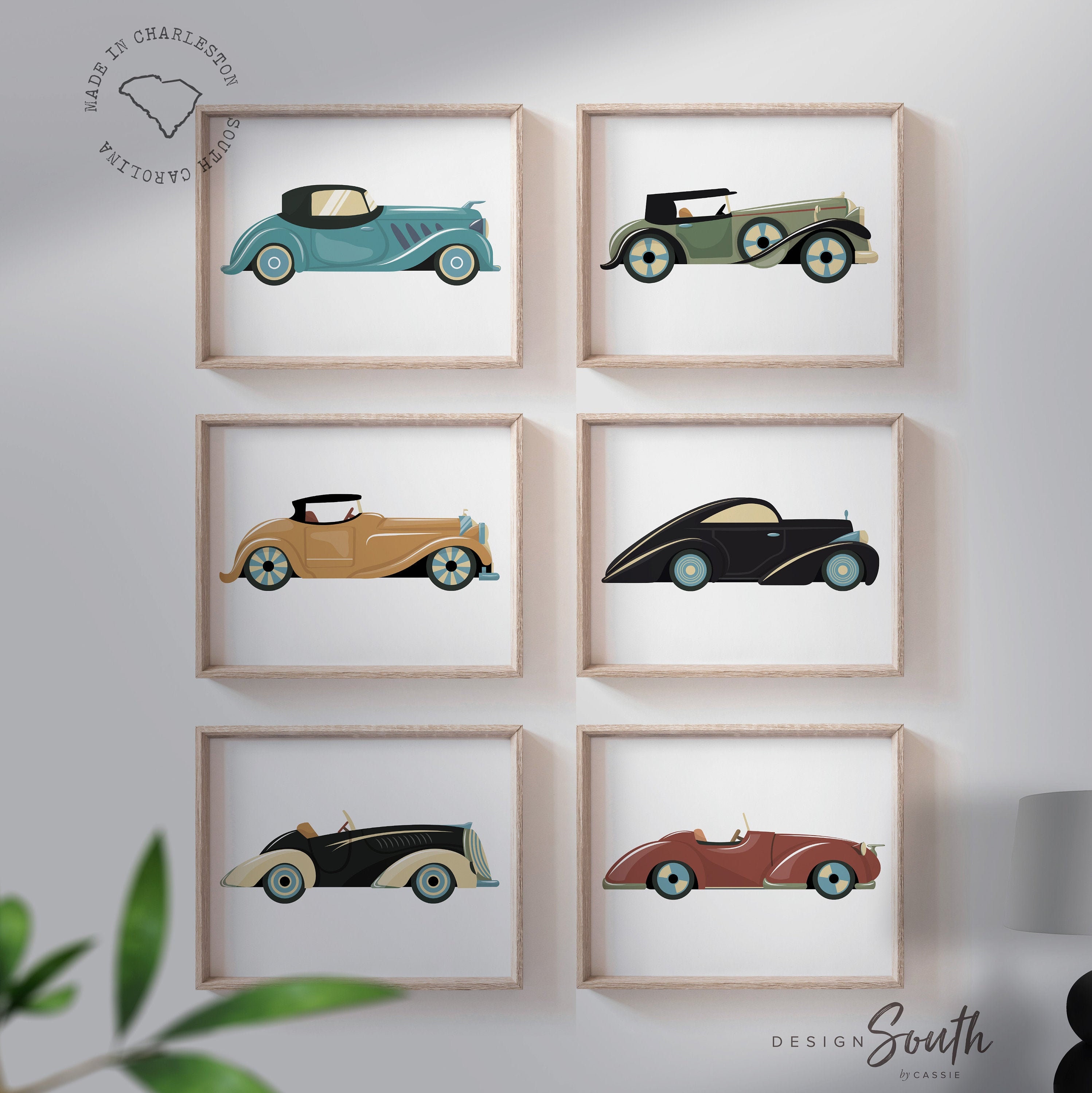 Classic Car Wall Decor