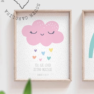 Christian Nursery Wall Decor, Bible Verse Wall Art, Nursery Bible Wall ...