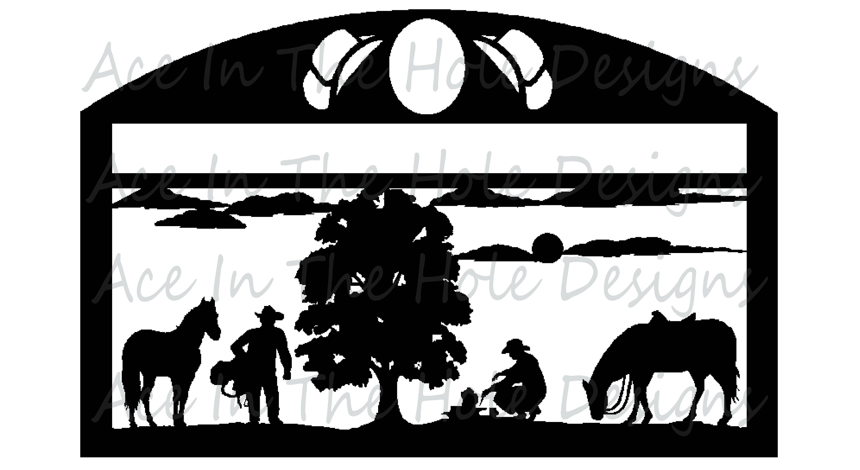Cowboy Camp Yard Sign - Etsy
