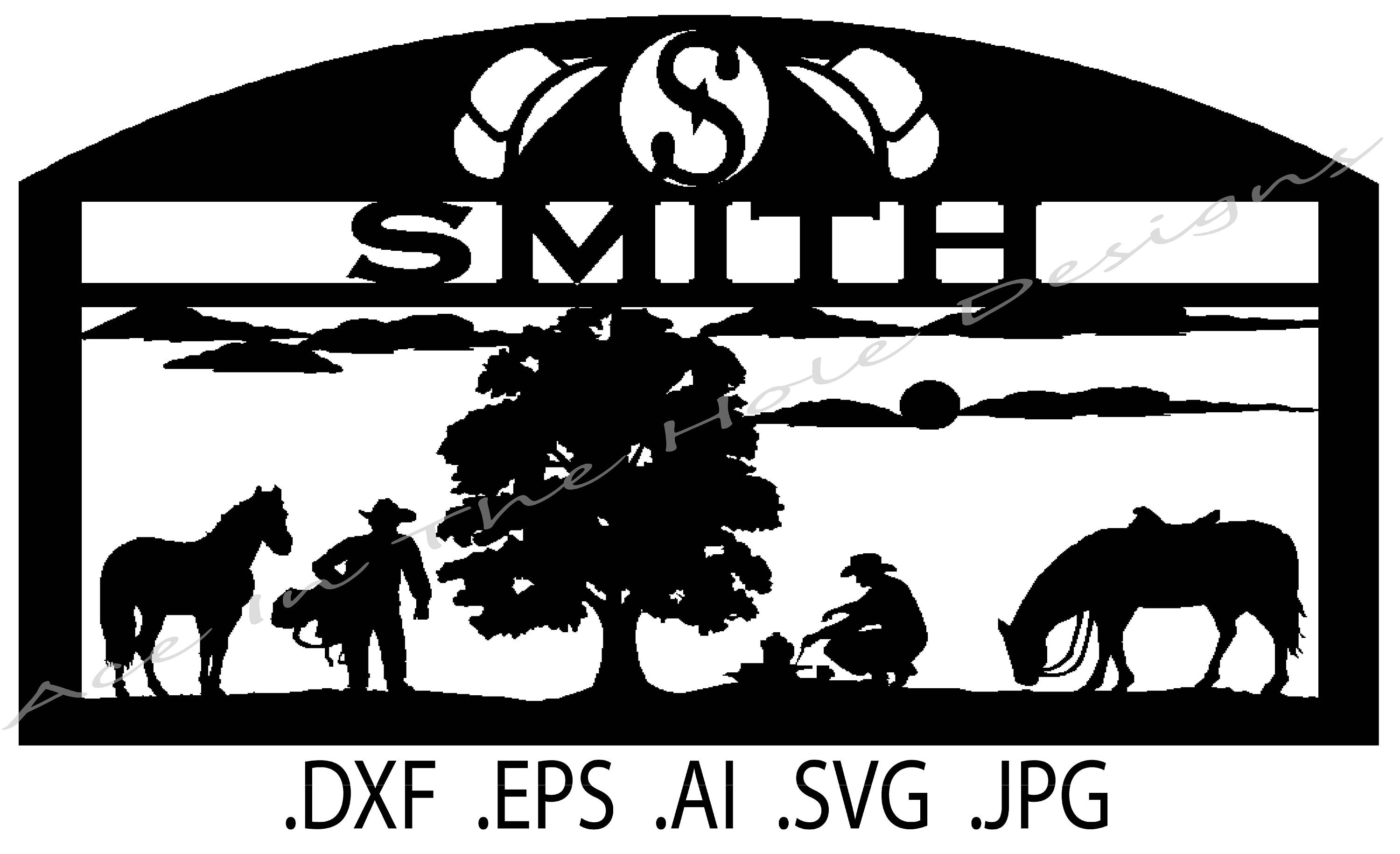 Cowboy Camp Yard Sign - Etsy