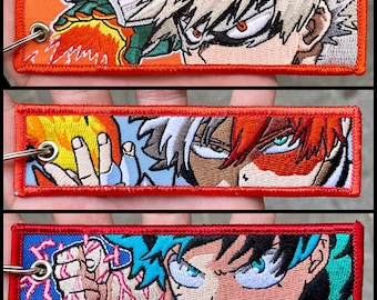 Embroidered Key Tags - Etsy