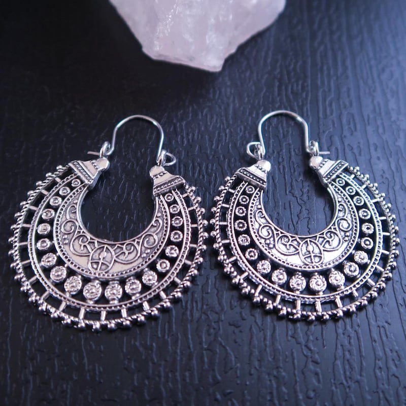 Small Filigree Crescent - Etsy