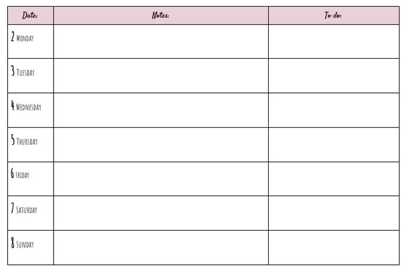 2021-2022 Digital Calendar - Etsy