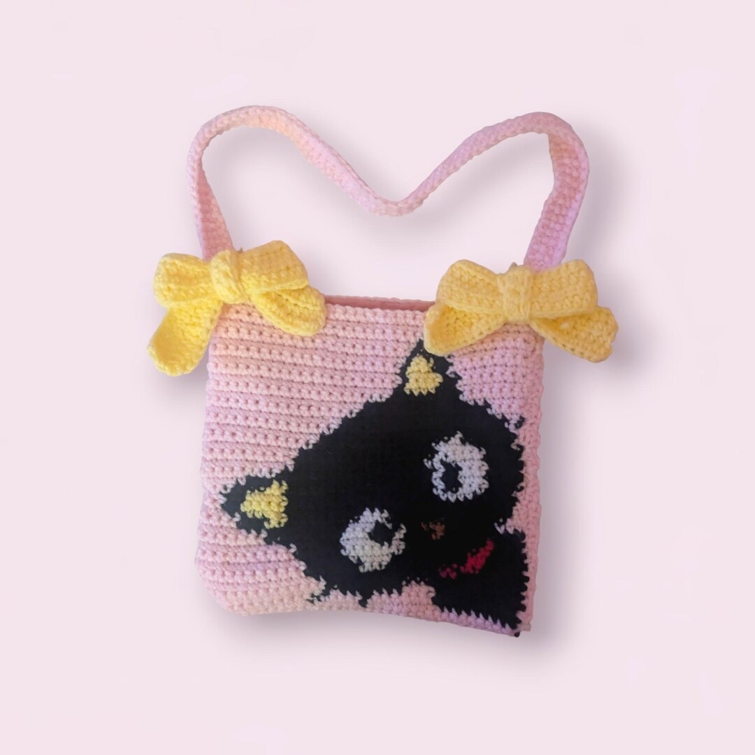 Chococat Sanrio Crochet Tote Bag - Etsy