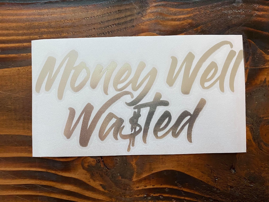 Money Well Wasted Diesel Trucks / Window Stickers / Custom | Etsy