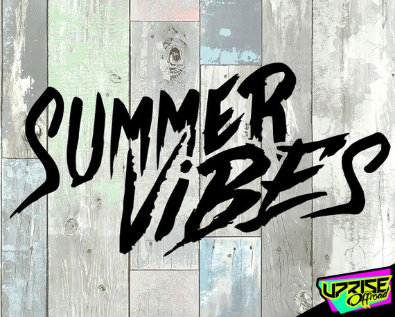 Summer Vibes Truck Car Sticker / Window Stickers / Custom - Etsy