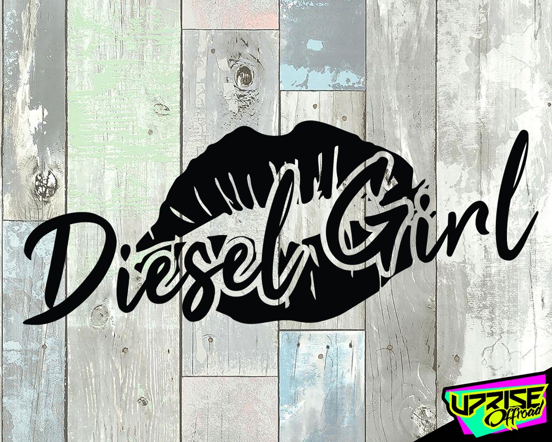 Diesel Girl - Diesel Trucks / Window Stickers / Custom Decals - Etsy