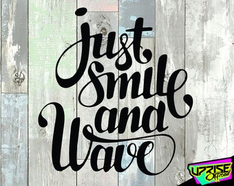 Smile and Wave | Etsy