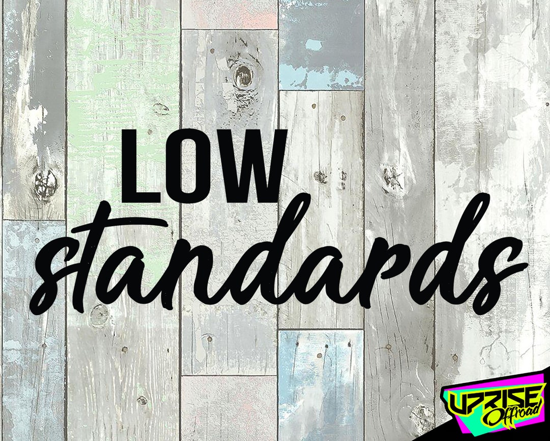 Low Standards - Cars Diesel Trucks / Window Stickers / Custom Decals - Etsy