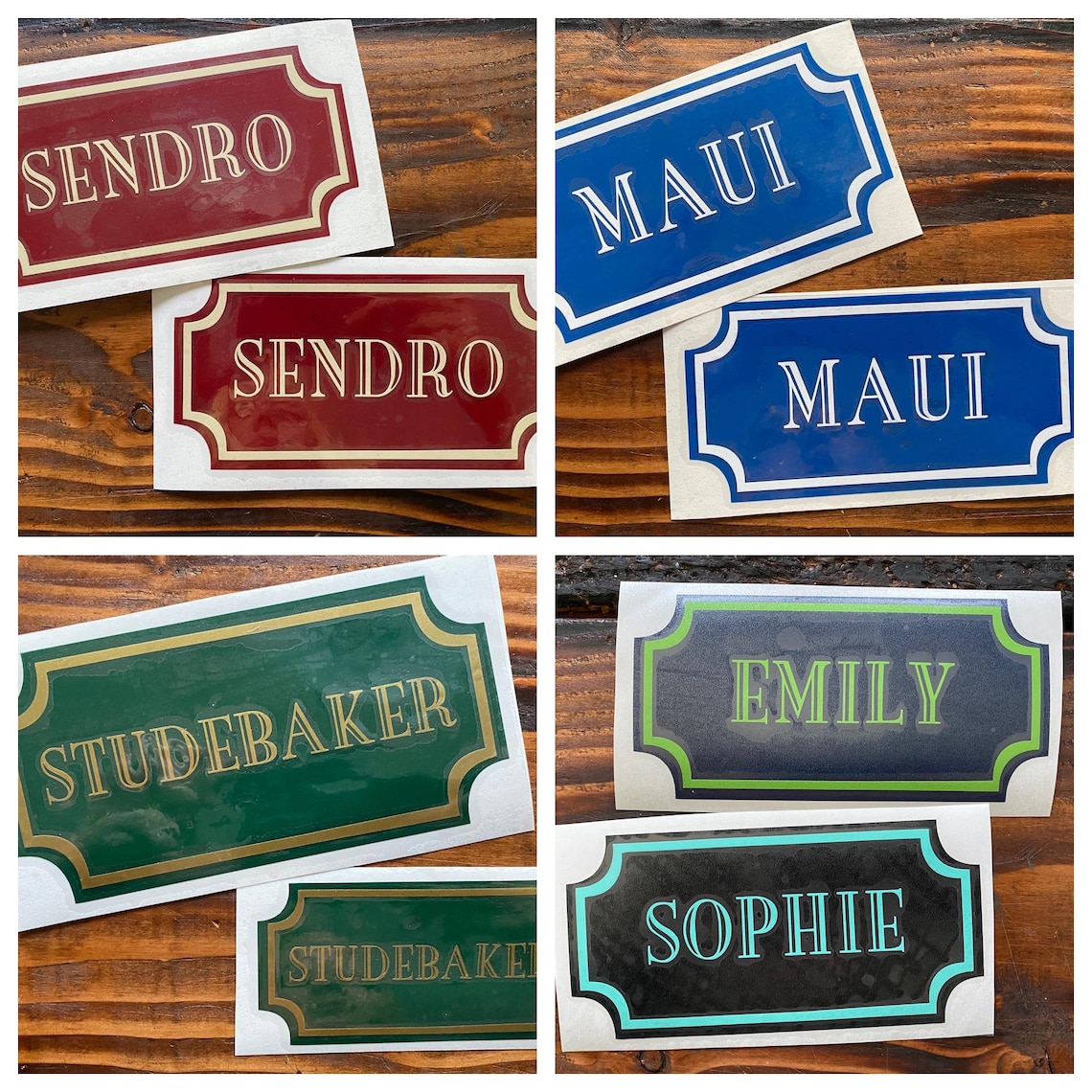 Name Plate Decals Size 4x8 Horse Bucket Labels Vinyl - Etsy
