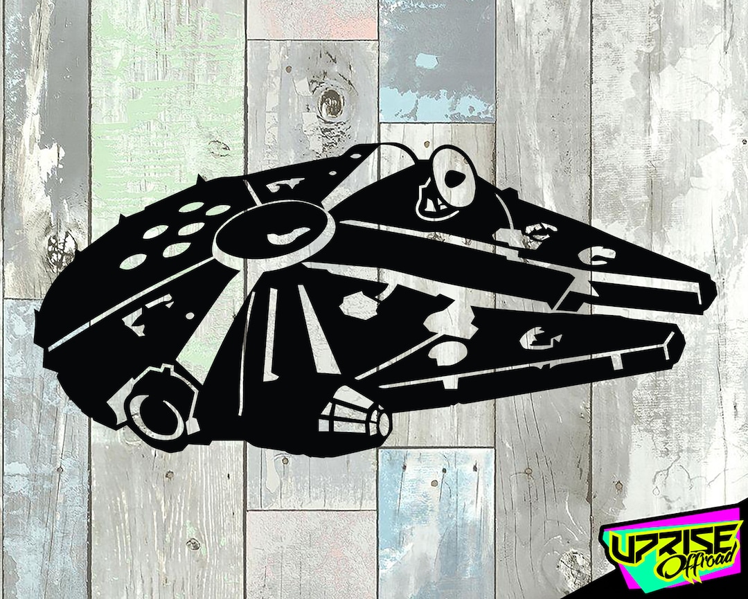 Millennium Falcon - Starwars / Window Stickers / Custom Decals - Etsy