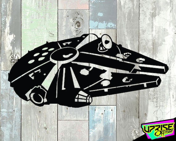 Millennium Falcon Starwars / Window Stickers / Custom Decals - Etsy