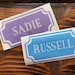 Name Plate Decals Size 3x6 Horse Bucket Labels Vinyl Name Plate Decals ...