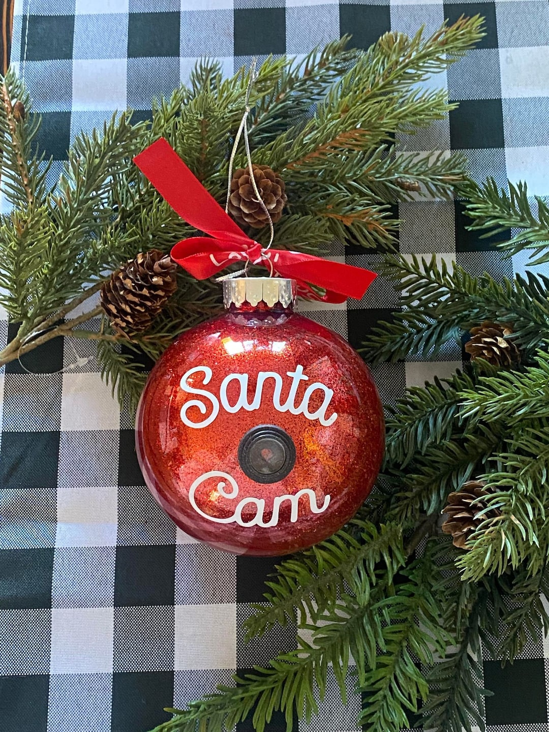 Santa Cam Ornament | Santa Spy Camera Ornament With Letter From Santa ...