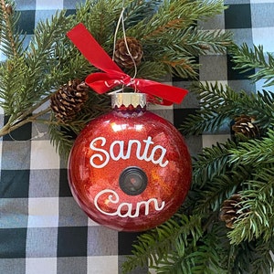Santa Cam Ornament | Santa Spy Camera Ornament With Letter From Santa ...