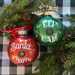 Santa Cam Ornament | Santa Spy Camera Ornament With Letter From Santa ...