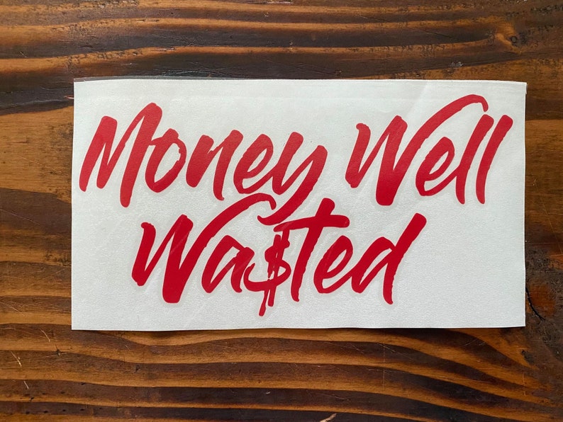 Money Well Wasted Diesel Trucks / Window Stickers / Custom | Etsy