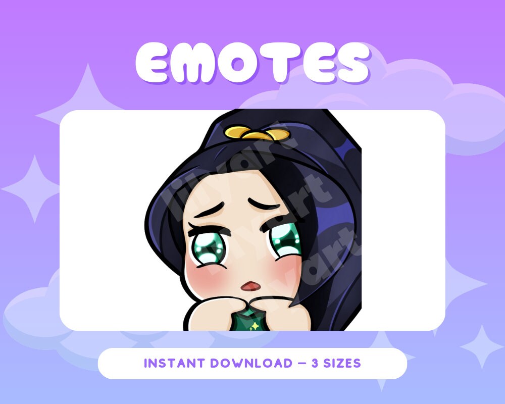 Chibi Uwu Valorant Sage Emote, Twitch Emotes, Stream Emotes - Etsy
