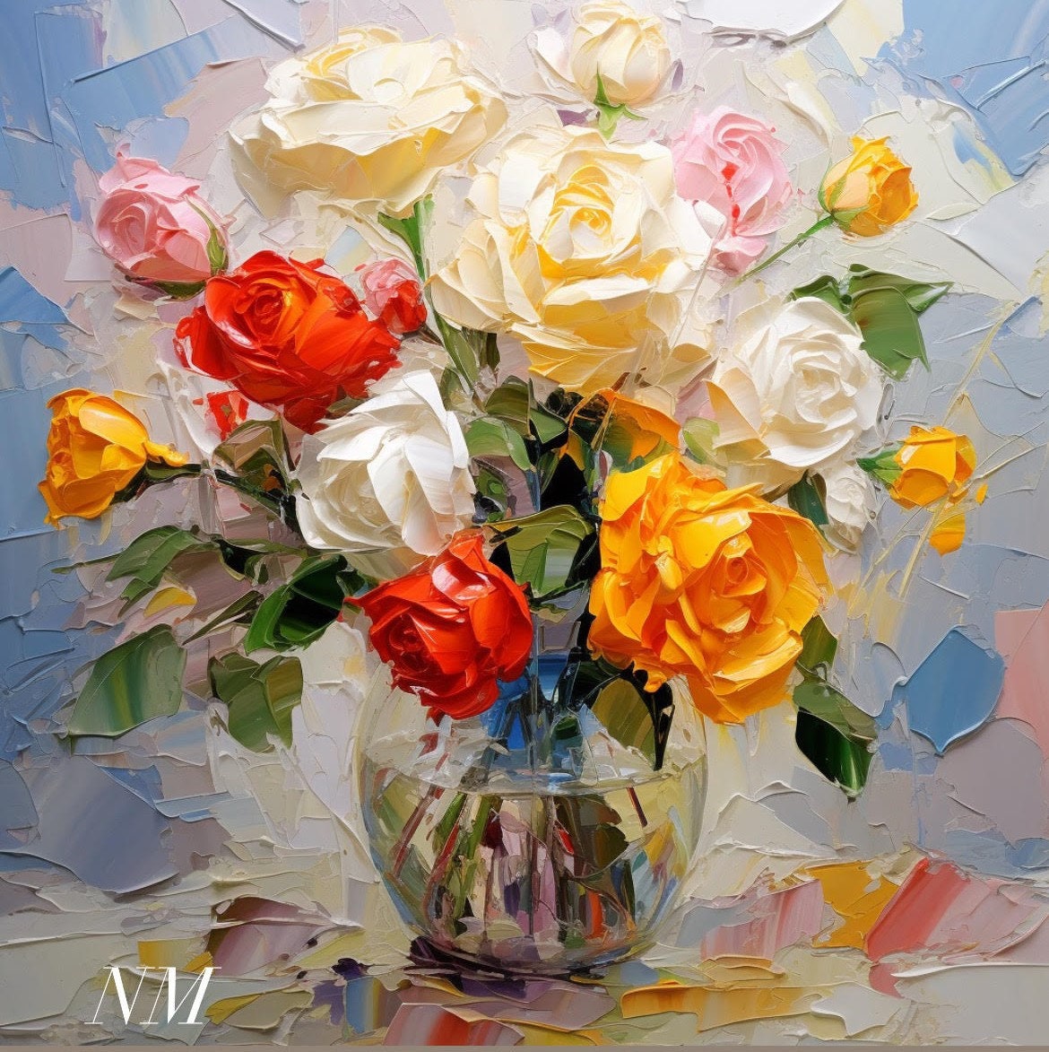 Bright Bouquet for Printing Poster for the Wall. Poster. - Etsy