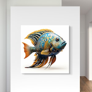 Fich Posters and Print, Canvas, Posters and Prints, Home Decor, Wall ...