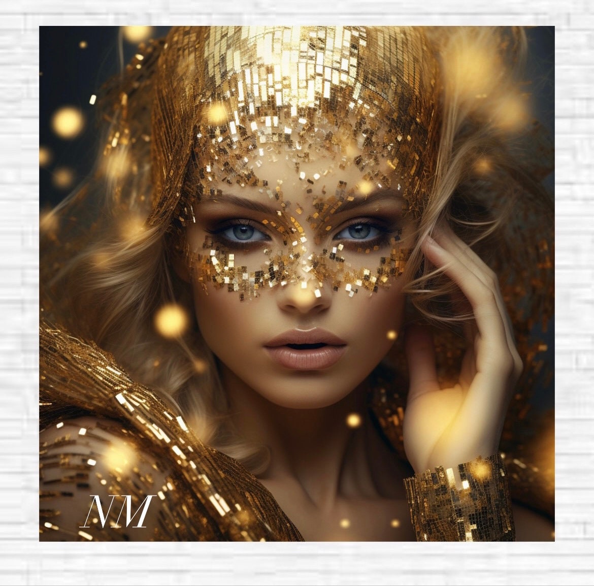 Beautiful Woman Face Wall Art. ART Print. Painting for a - Etsy