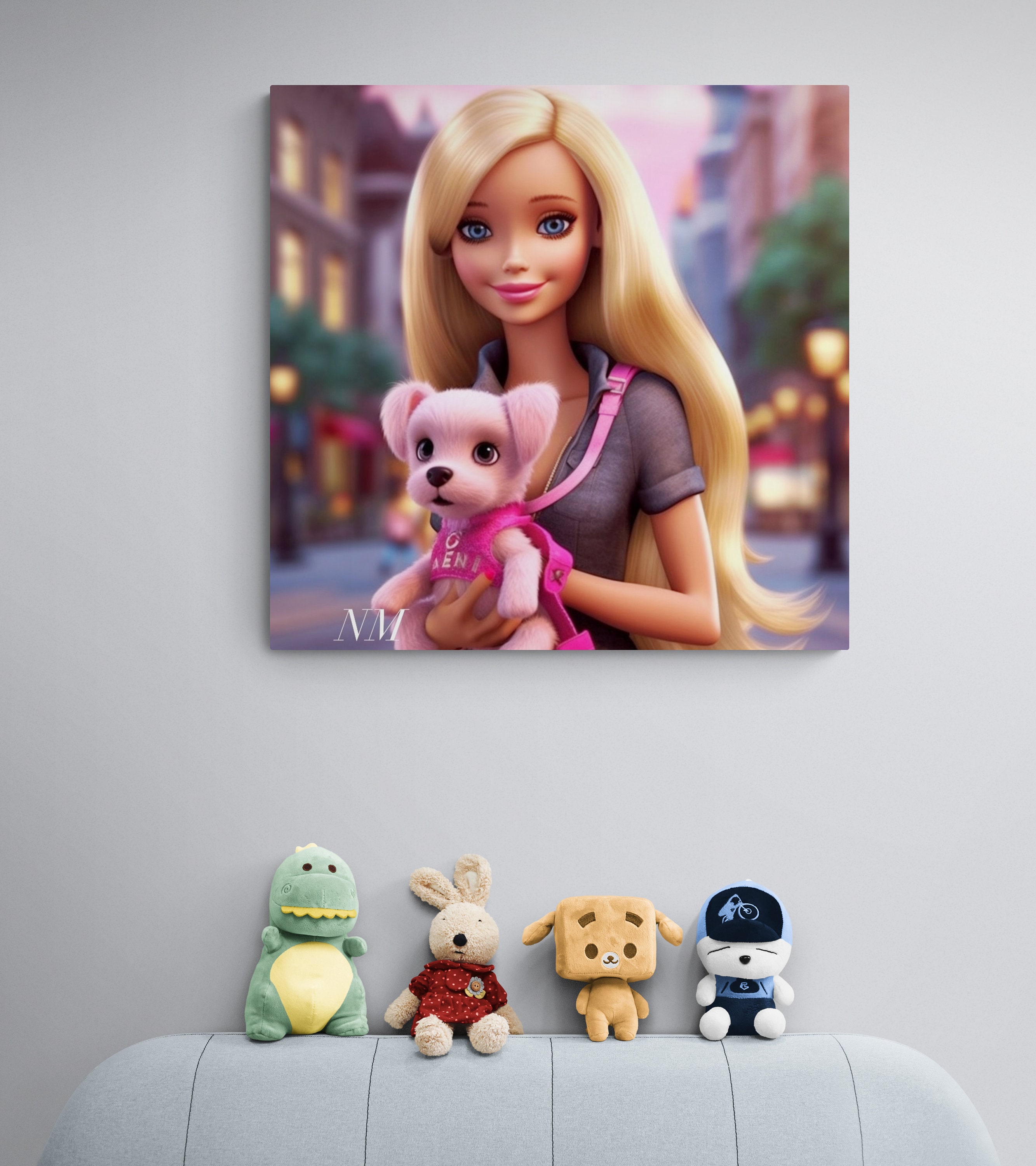 ART Barbie Print, Canvas, Posters and Prints, Home Decor, Wall Decor ...