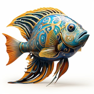 Fich Posters and Print, Canvas, Posters and Prints, Home Decor, Wall ...