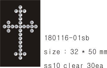 Iron Cross Rhinestone Transfer Motif: Gold Clothing Decal (set of 15 ...