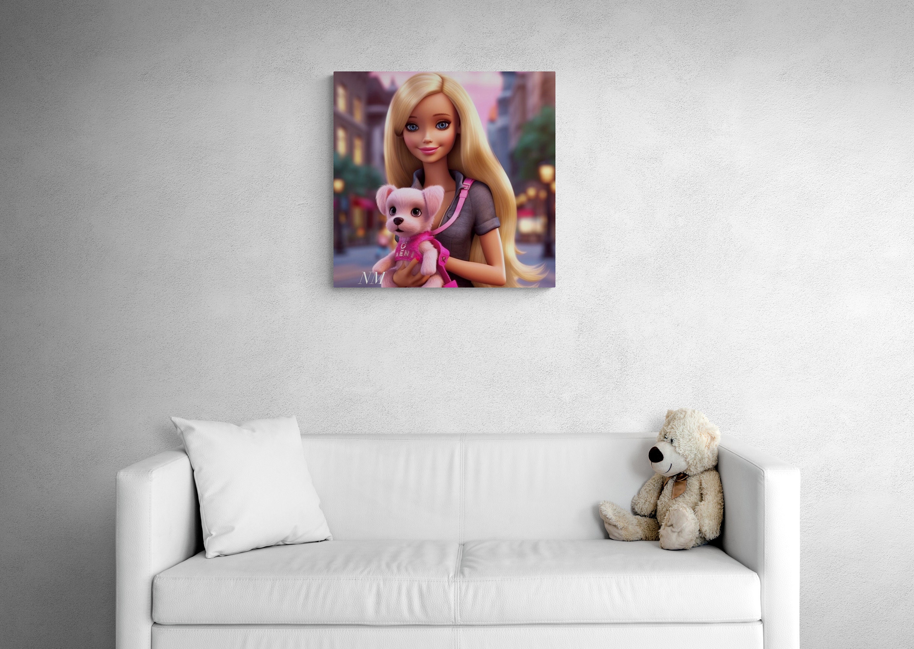 ART Barbie Print, Canvas, Posters and Prints, Home Decor, Wall Decor ...