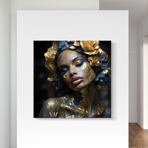 Woman Face Wall Art. ART Print. Painting for a Beauty Salon Print Home ...