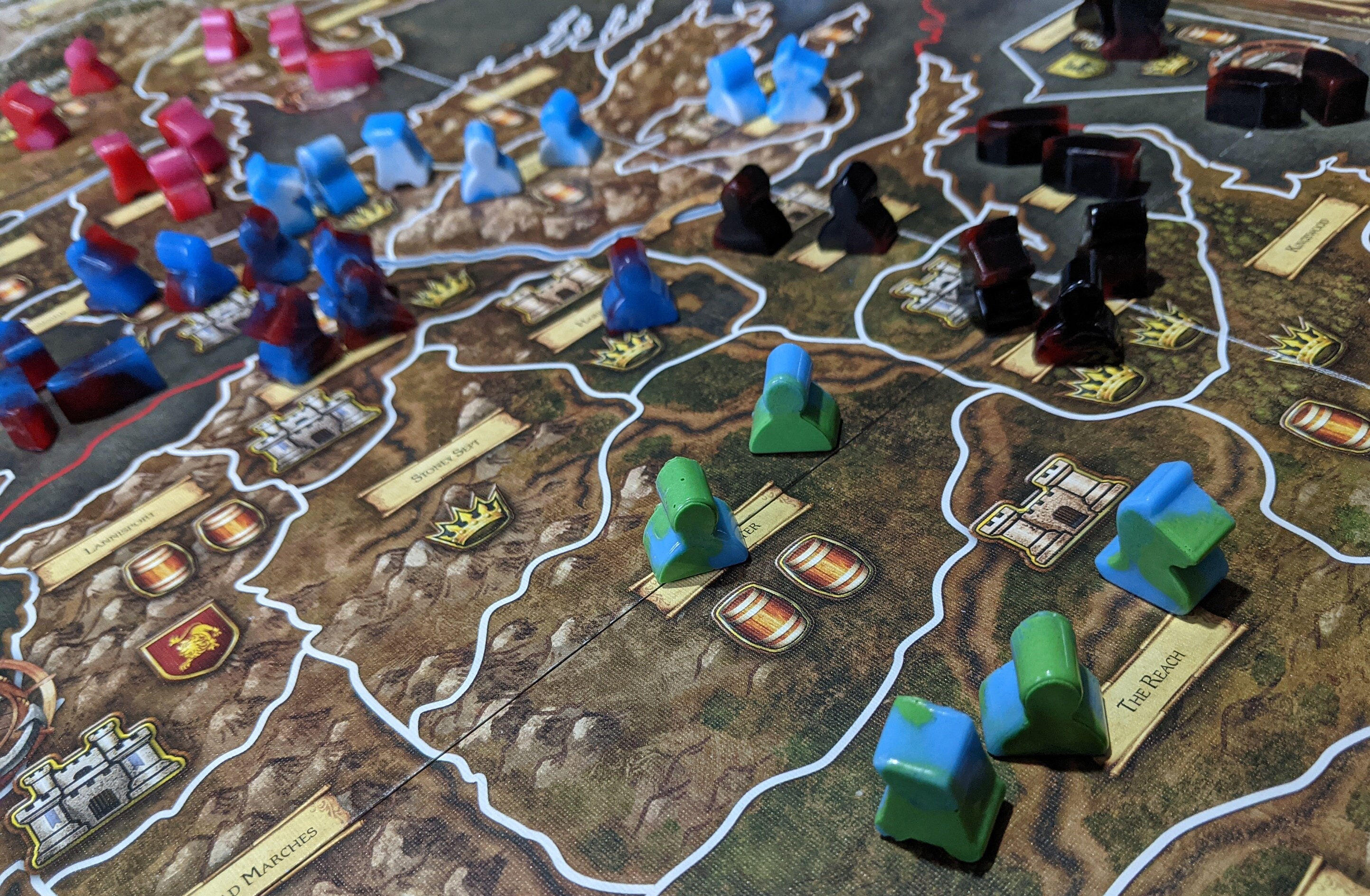 CUSTOM Two Colour Game of Thrones Board Game Pieces Plastic - Etsy