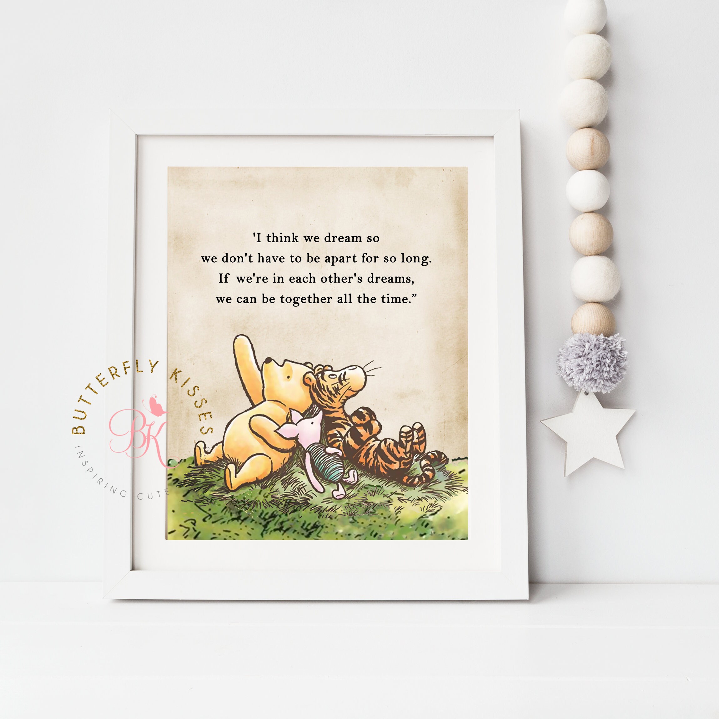 Classic Pooh Dream 8x10 Giclée Poster - Etsy