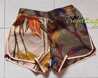 African Print Shorts - Etsy