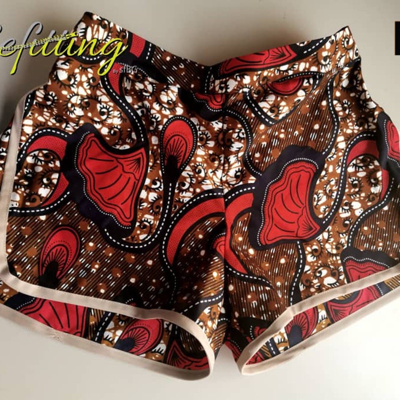 African Print Shorts - Etsy
